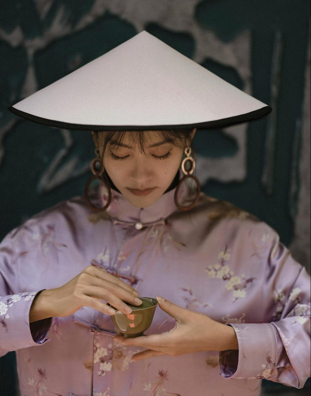 Asian Chinese Martial Arts Samurai Conical Hat – Rainproof, Sunproof ...