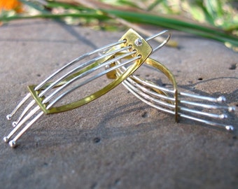 Long Ladder Earrings | Etsy