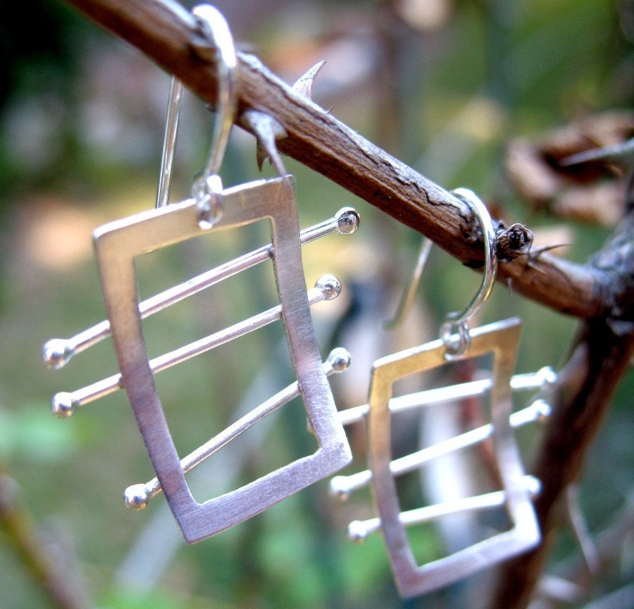 Ladder Earrings - Etsy