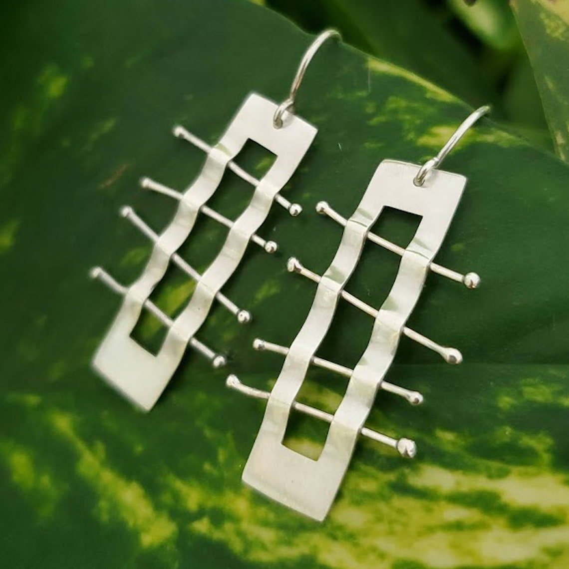 Long Ladder Earrings - Etsy