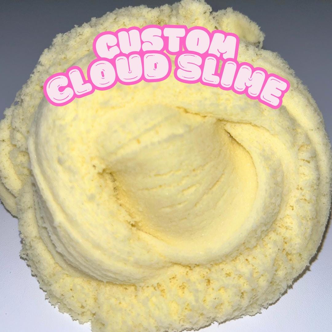CUSTOM CLOUD SLIME: Cloud Slime Crafted to Perfection. the Fluffiest Slime for Your Hands to ...