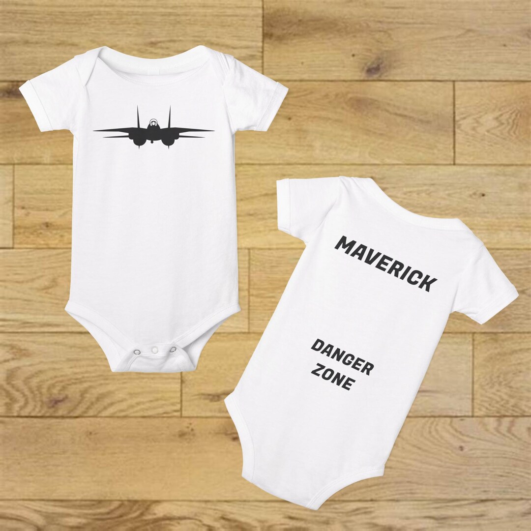 F-14 Tomcat Baby Onesie, Top Gun Maverick Bodysuit, Danger Zone Infant ...