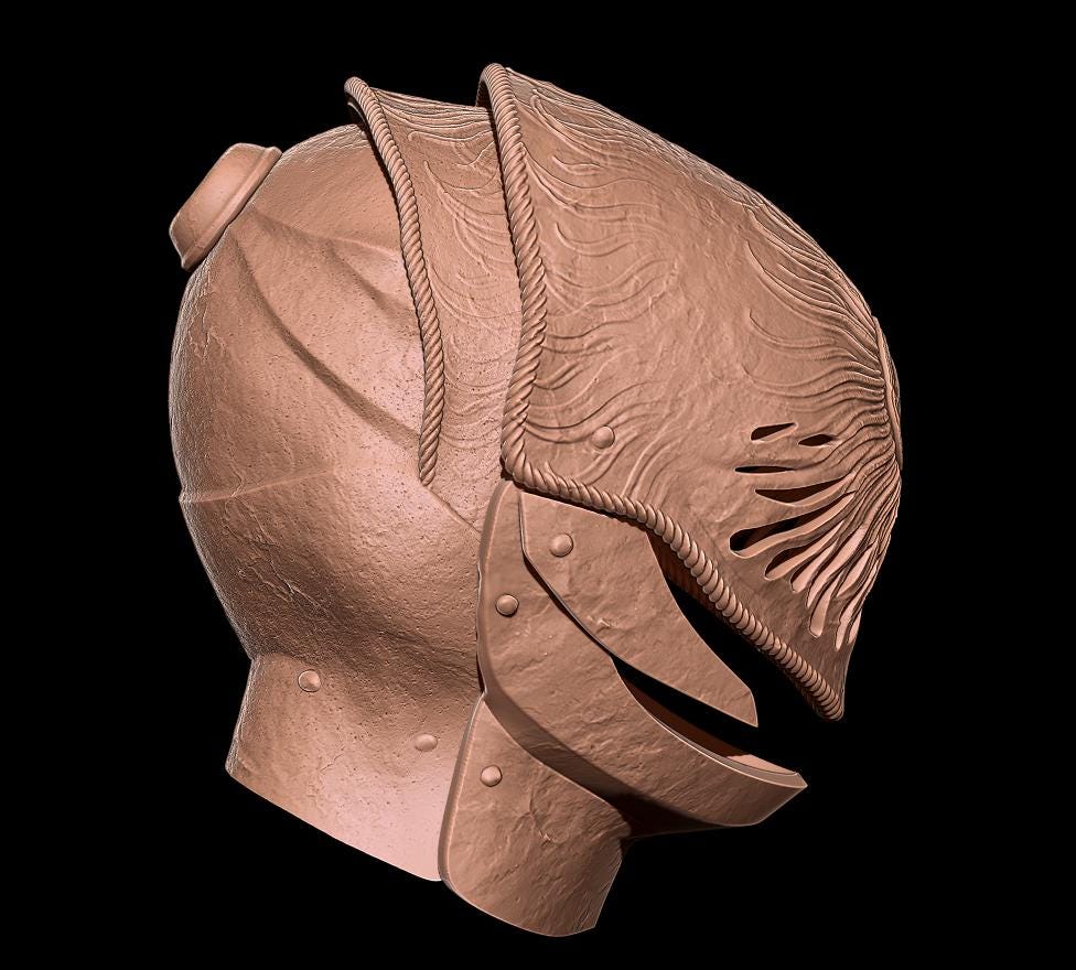 NIGHTREIGN EXECUTOR HELMET – Cosplay Fan Art Life-size Replica - Etsy