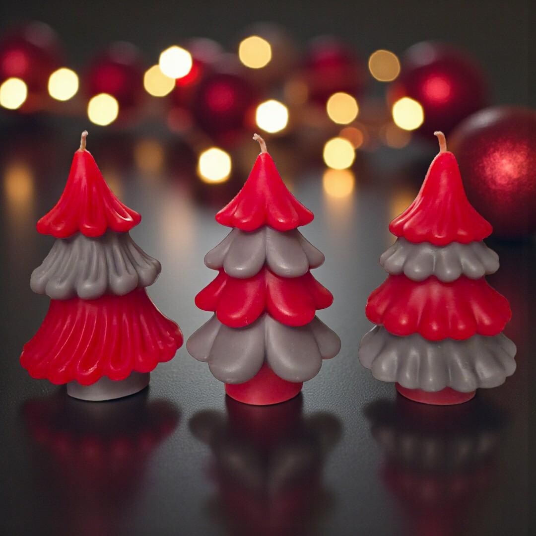Handpoured OSU Buckeye Tree Candles | Unique Scarlet and Gray Seasonal ...