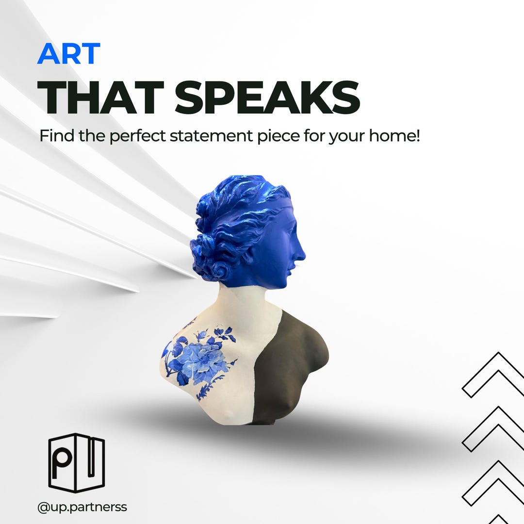 Bust Sculpture-unique Greek Bust Sculpture-greek Gooddess Bust-artictic ...