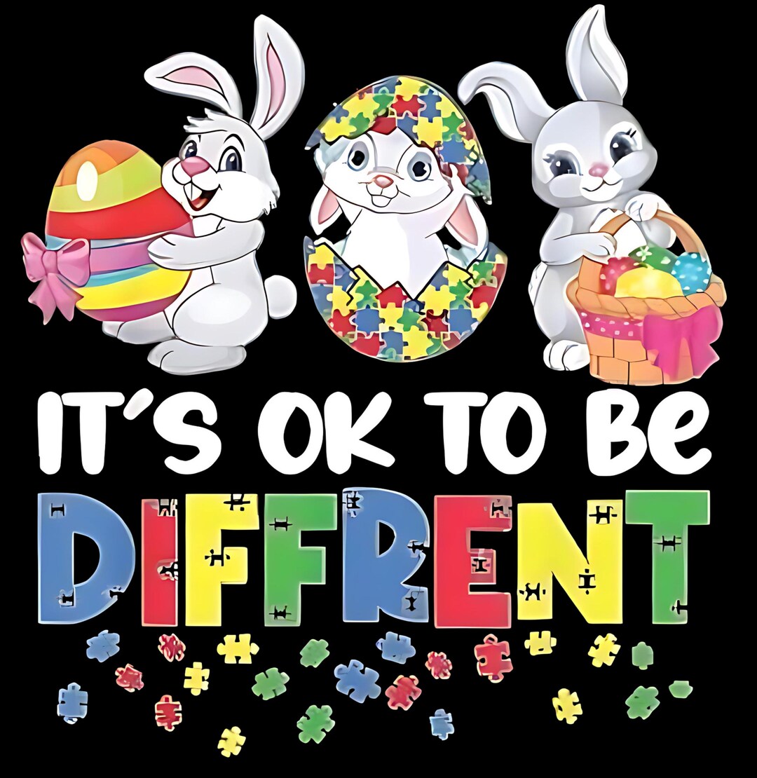 It's Ok to Be Different, Autism Awareness, PNG, Digital Download ...