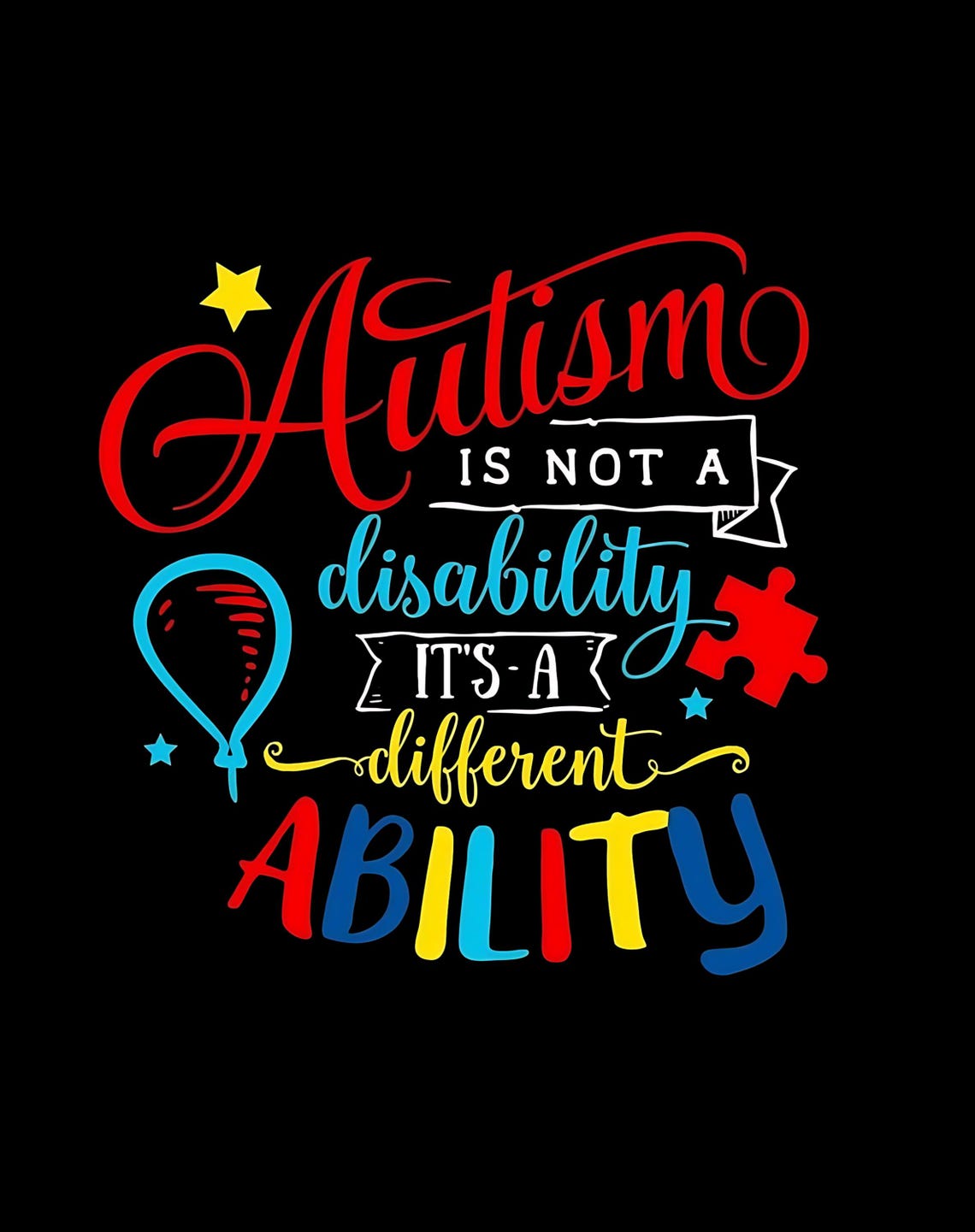 Autism is Not a Disability; It's a Different Ability, Neurodiversity ...