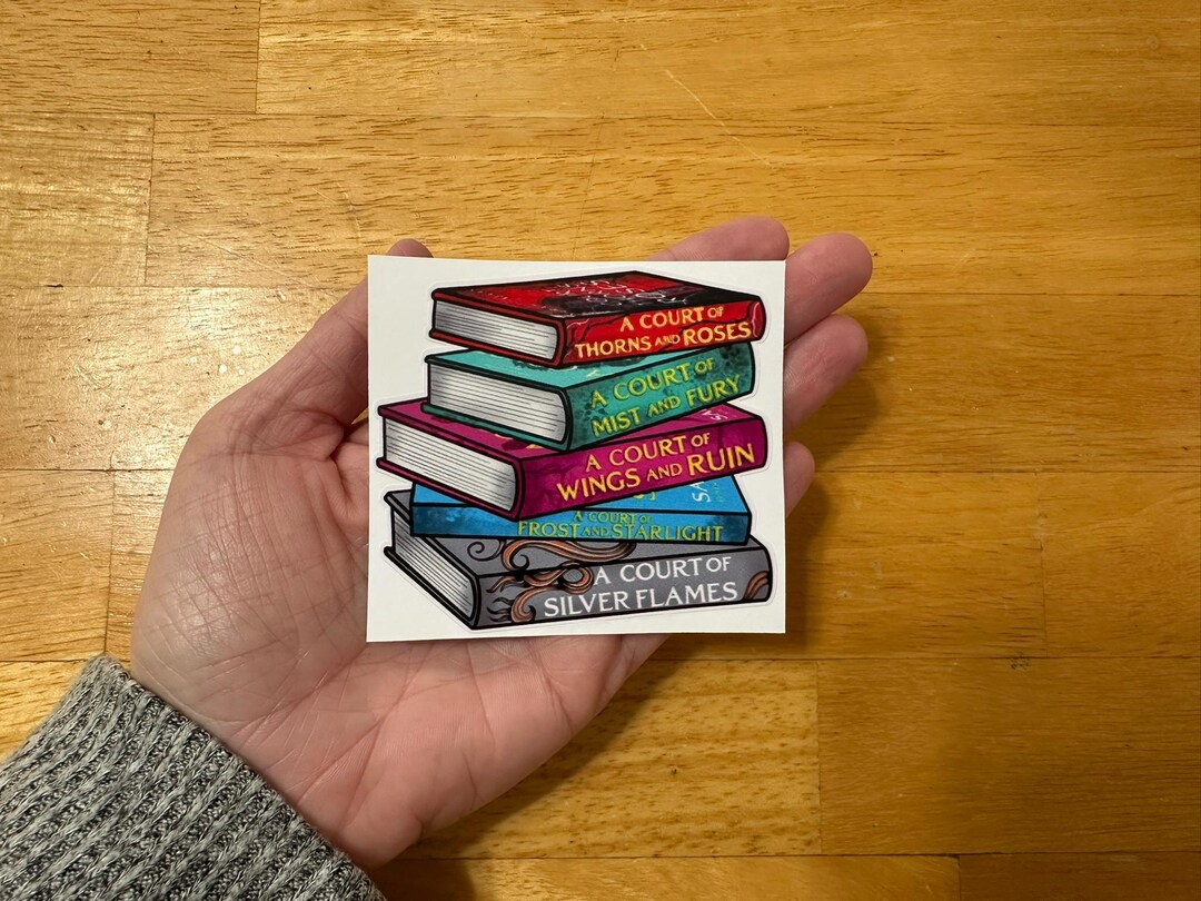 ACOTAR Book Stack Sticker - A Court of Thorn and Roses Sticker - Etsy