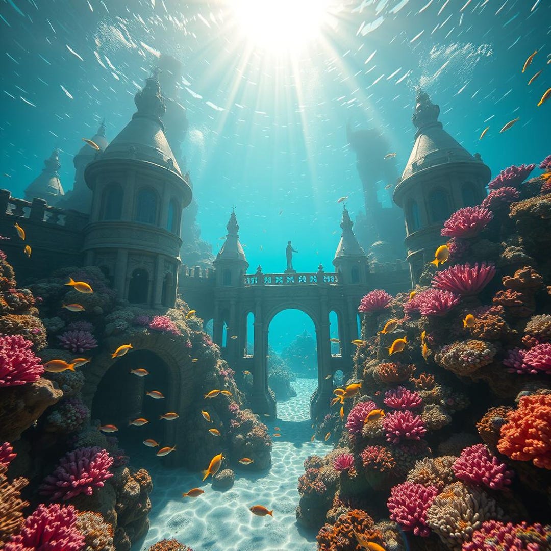 Underwater Mermaid Palace - Etsy