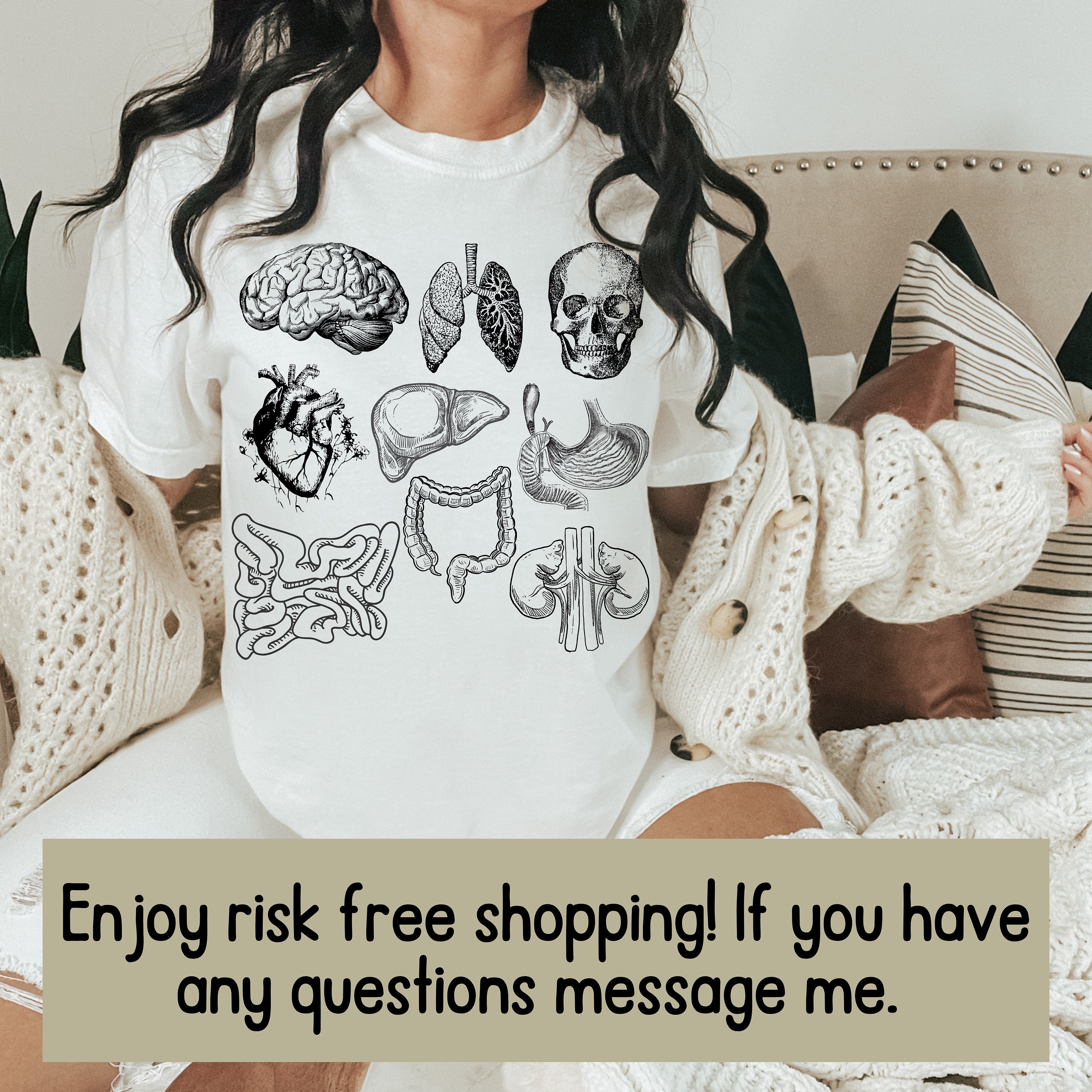 Anatomy Tshirt, Basic Anatomy of the Human Body, Medical Student ...