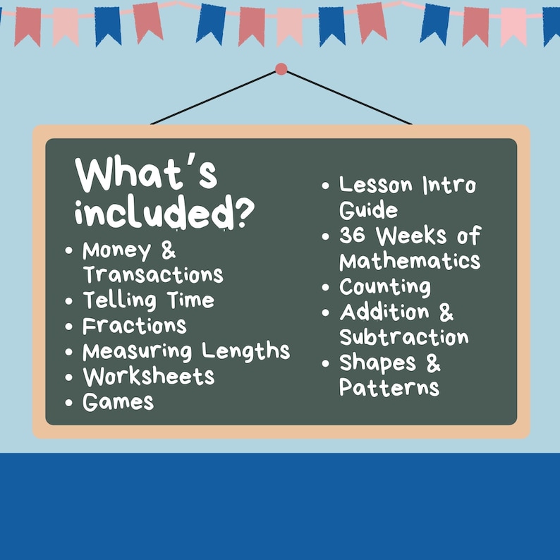 First Grade Math Curriculum Bundle: Homeschool Lessons, Worksheets and ...