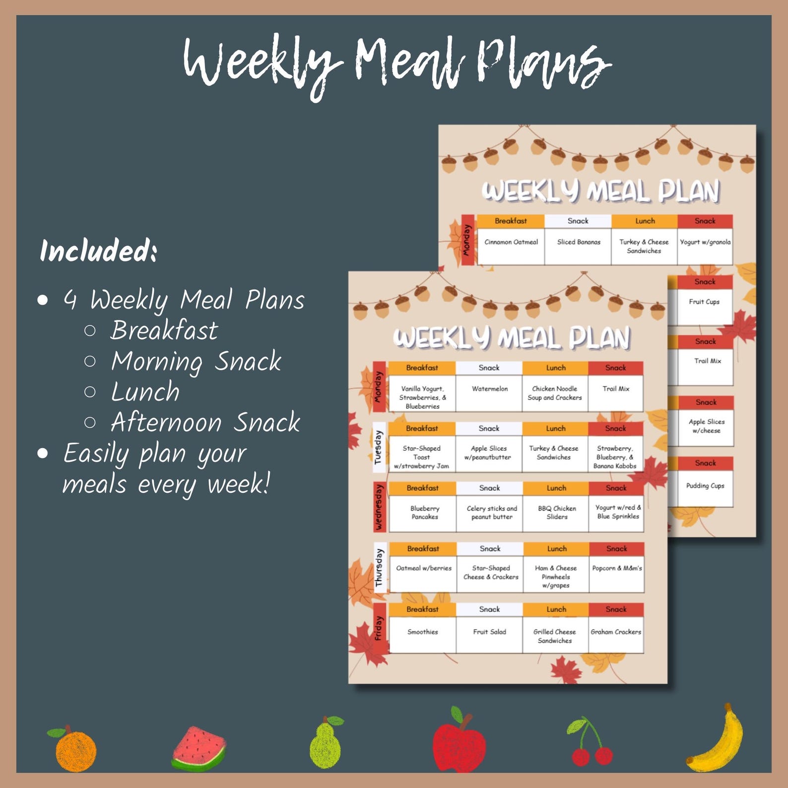 September Daycare Toddler & Pre-k Curriculum: Daily Lesson Plans ...