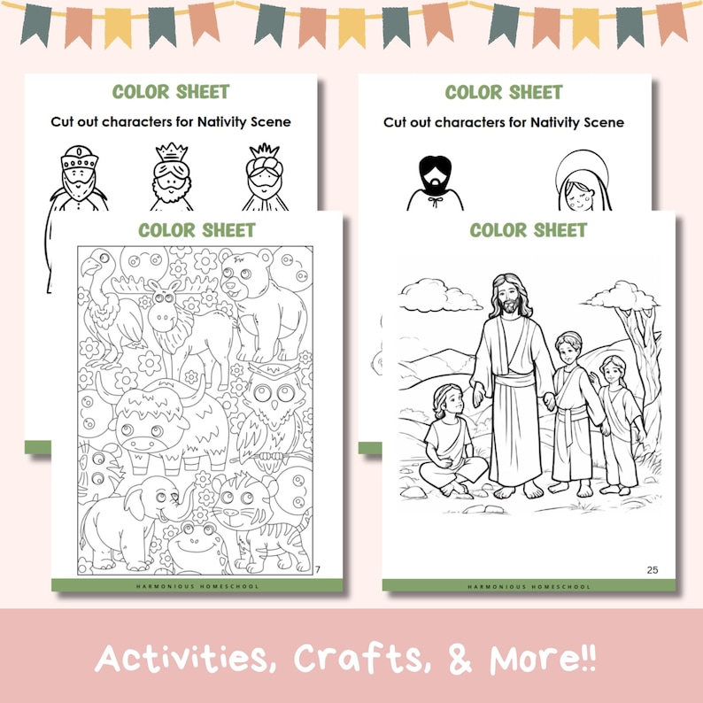 Kindergarten Homeschool Bible Curriculum: 36 Week Lesson Plans (digital ...