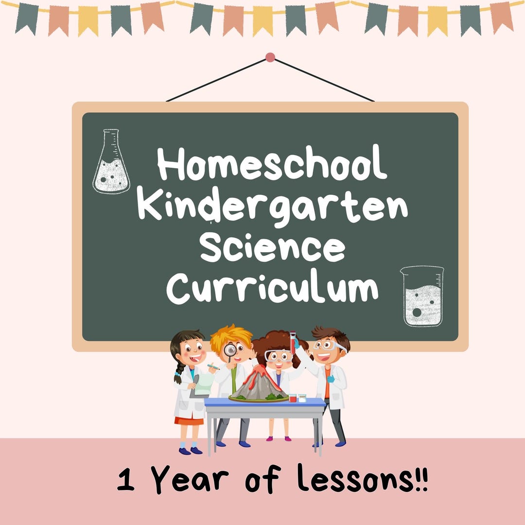 Kindergarten Science Curriculum Kit: Animals, Senses, Weather, and ...
