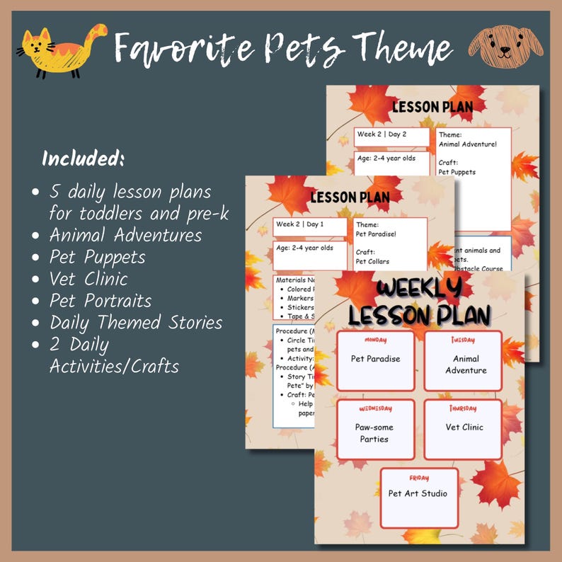 September Daycare Toddler & Pre-k Curriculum: Daily Lesson Plans ...
