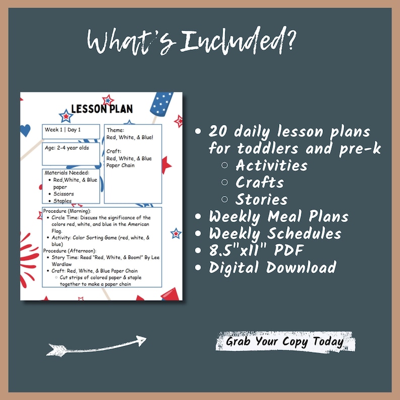 Complete July Daycare and Preschool Curriculum Bundle for Toddlers ...