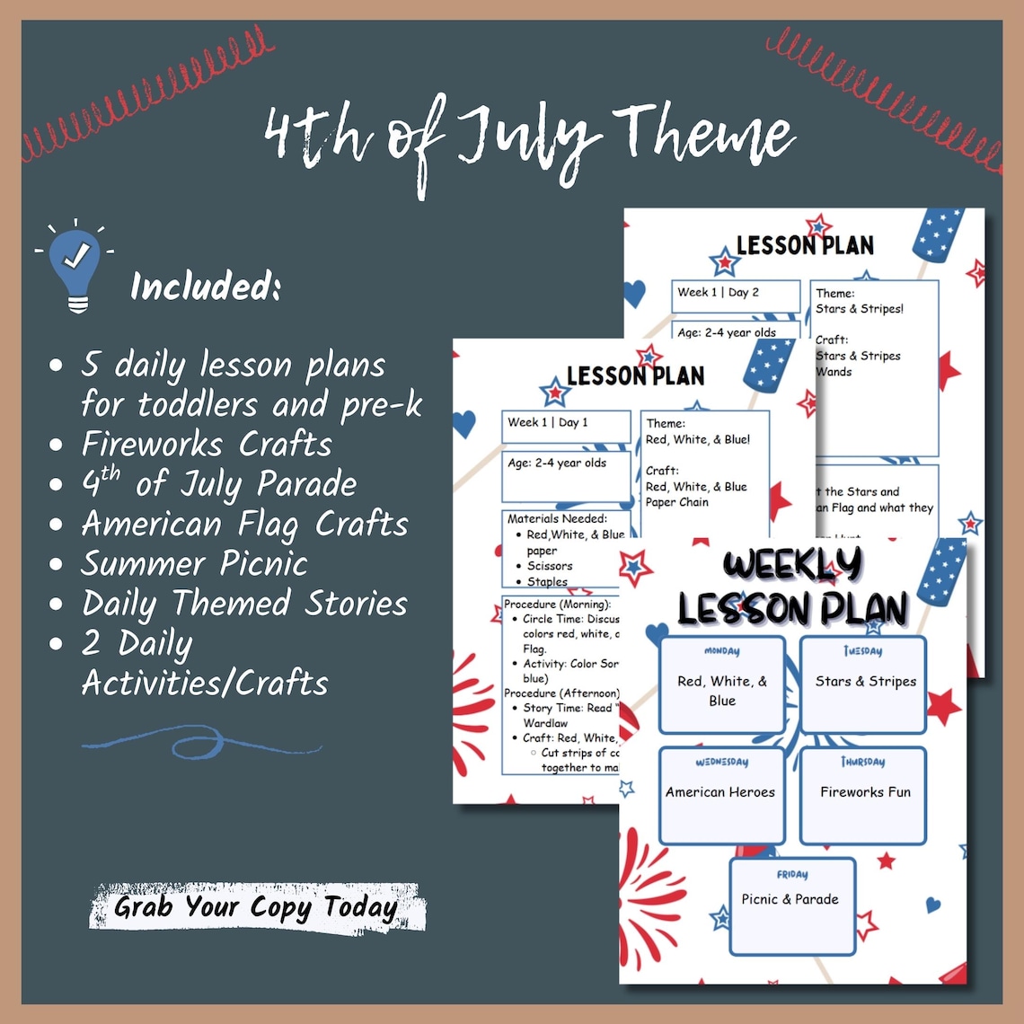 Complete July Daycare and Preschool Curriculum Bundle for Toddlers ...