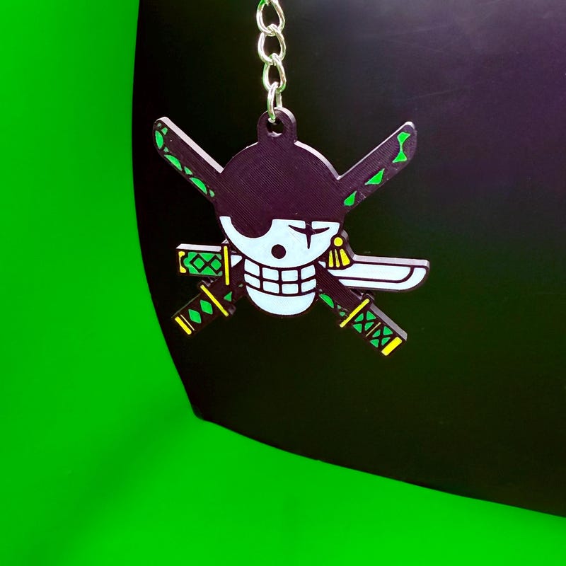 One Piece Zoro Sword Keychain - Etsy