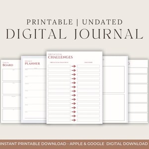 2025 Ultimate Goal Planning Journal- Instant Download- Digital Planner ...