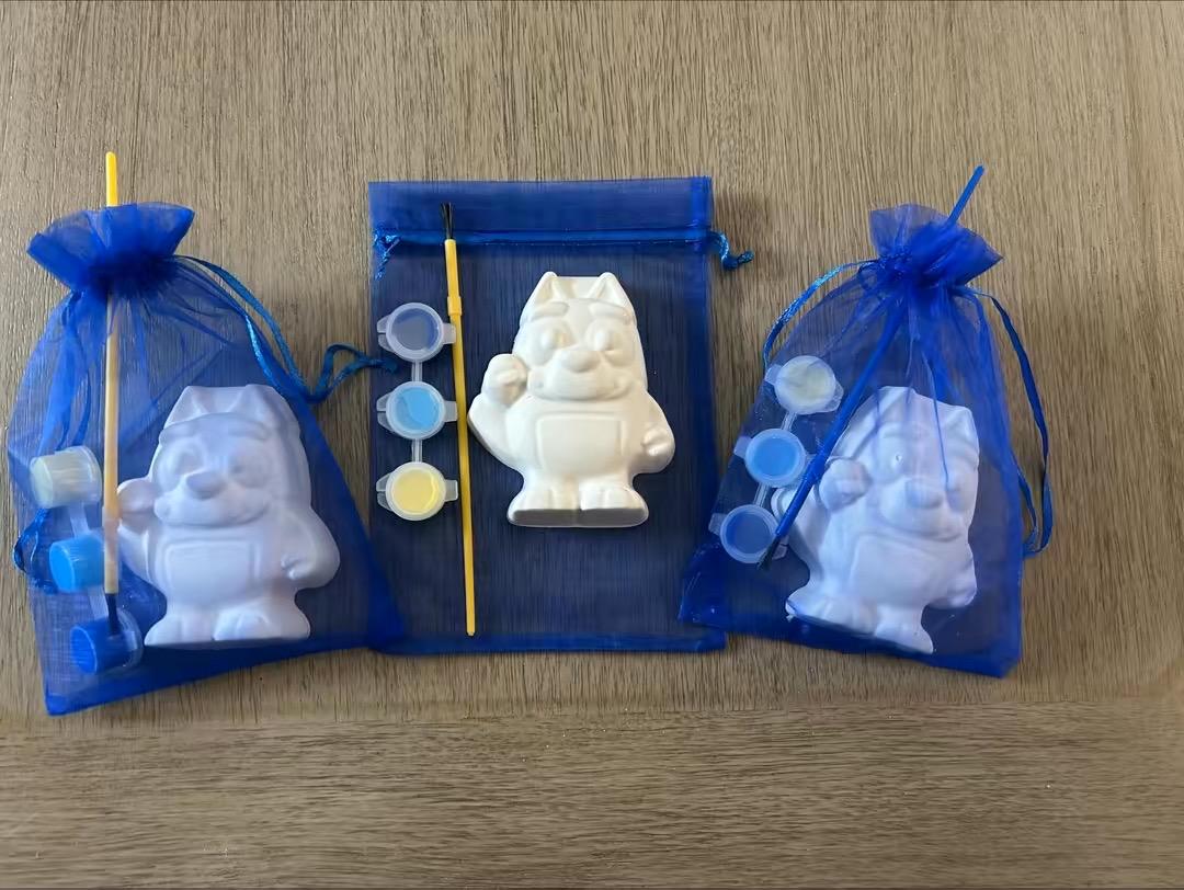 Bluey and Bingo Chalk Craft Paint Kit-unique Party Bag Favor/fillers ...