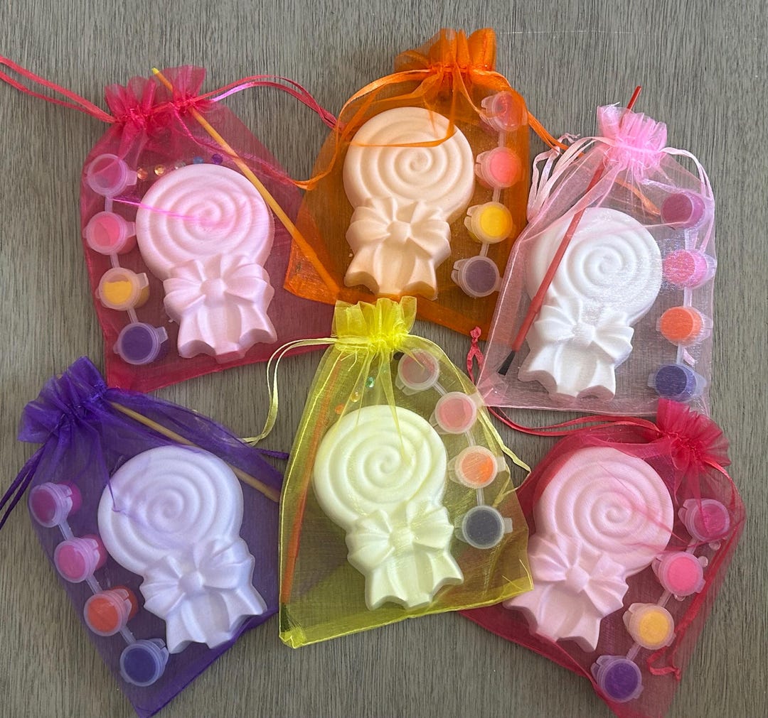 Lollipop Themed Chalk Craft Paint Kit-unique Party Bag Favor/fillers ...