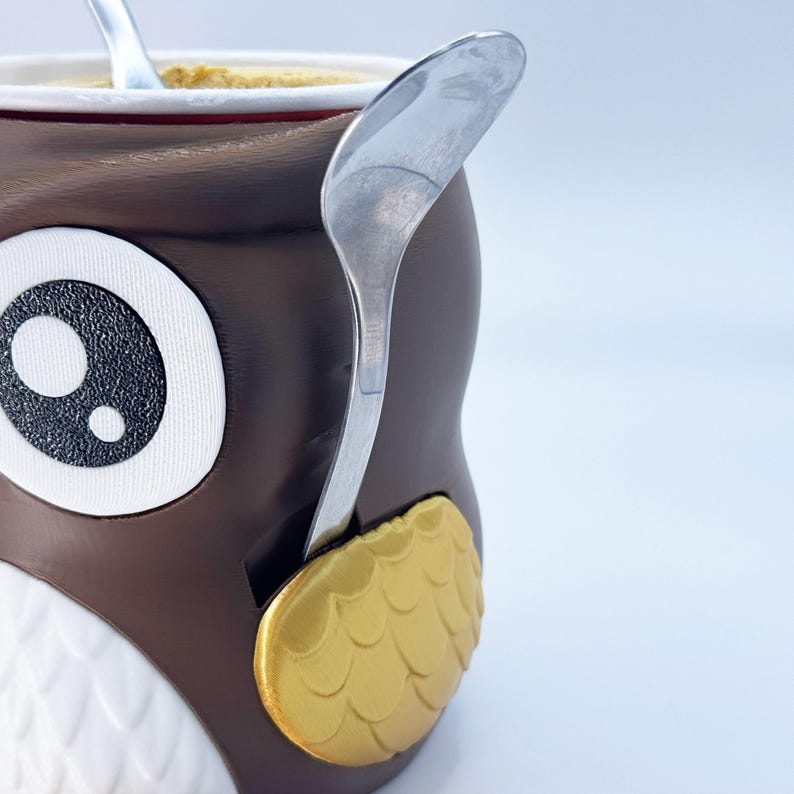 Owl Ice Cream Holder & Mug Buddy — 3D Printed - Etsy