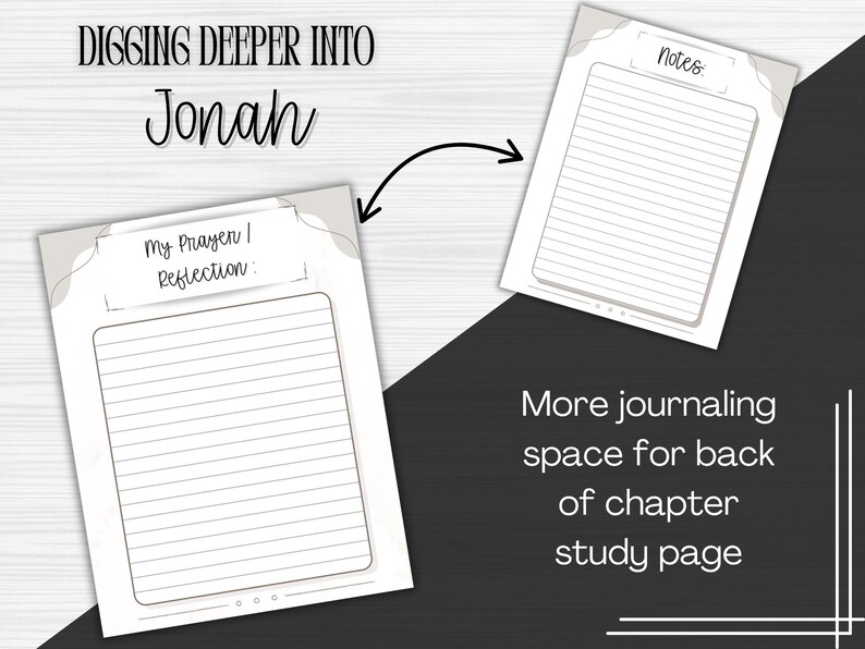 Digging Deeper - Journaling Through JONAH | Bible Chapter Study | Bible ...