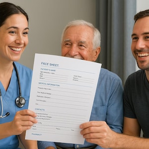 Face Sheet - an Essential Patient Profile: Quick, Clear, Complete - Etsy