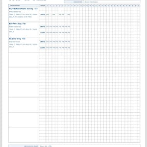 MAR Medication Administration Record Printable Template2 PDF Pharmacy ...