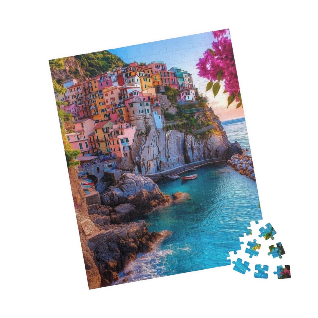 Scenic Coastal Puzzle - Relaxing Puzzle Art, Gift for Nature Lovers ...