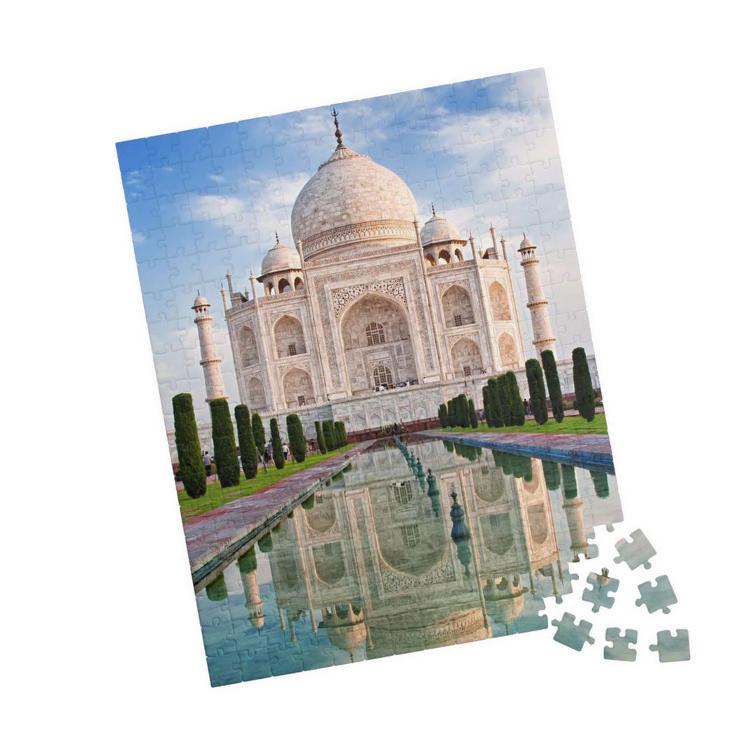 Taj Mahal Puzzle - 110, 252, 520, 1014-piece | Relaxing Family Activity ...