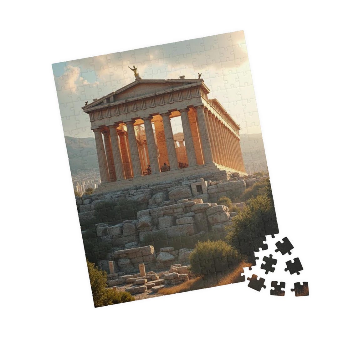 Ancient Architecture Puzzle | 110, 252, 520, 1014-piece, Greek Ruins ...
