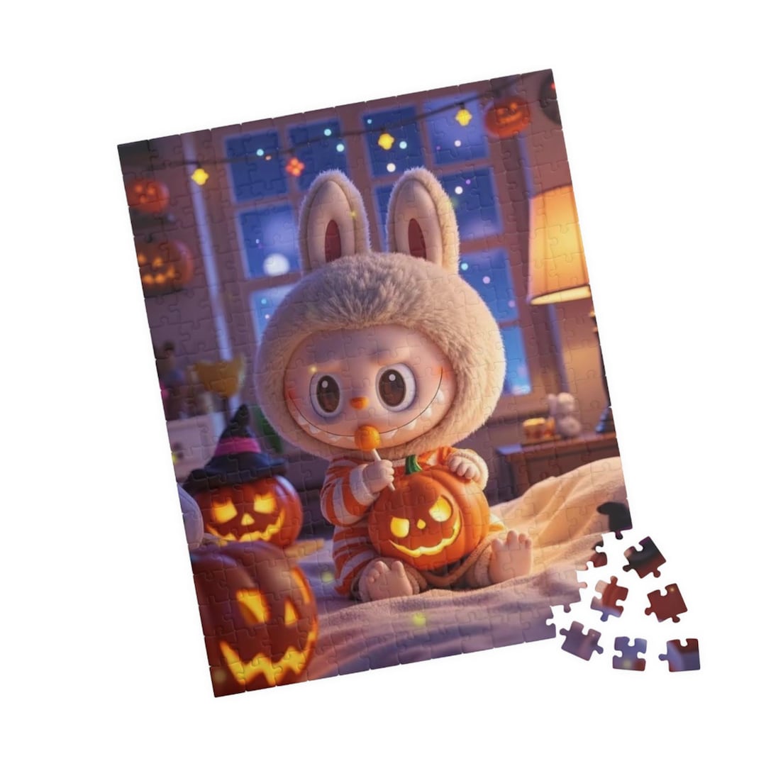 Labubu Puzzle - Cozy Night, Labubu, Kids and Adults, Family Activity ...