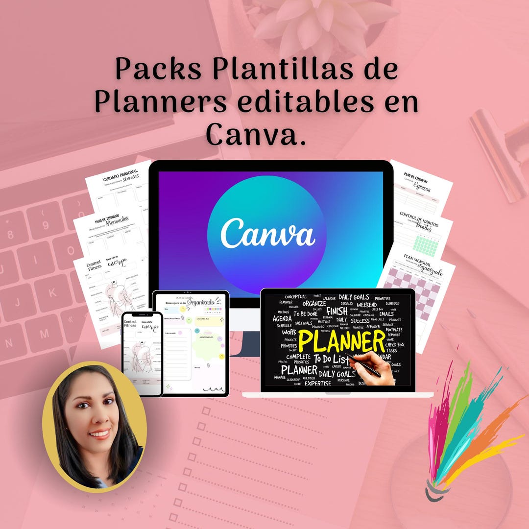 Editable Digital Planner Pack in Canva | Finance, Business, and ...