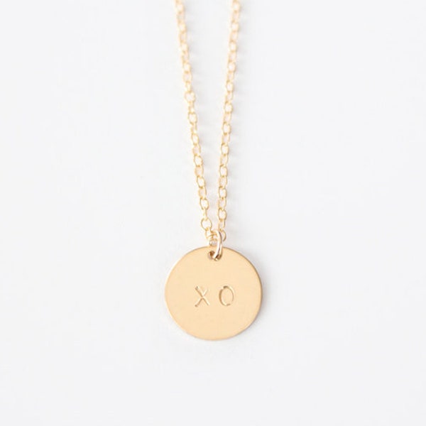 Xo Necklace - Etsy
