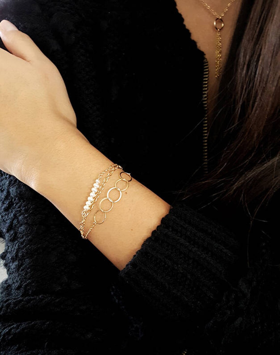 Large Link Bracelet 14k Gold Filled or Sterling Silver - Etsy