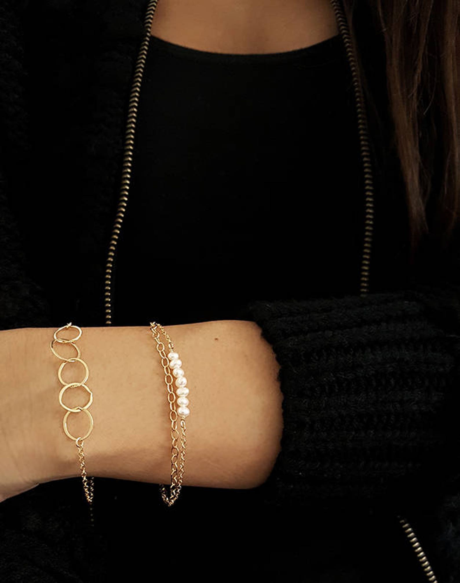 Large Link Bracelet 14k Gold Filled or Sterling Silver - Etsy