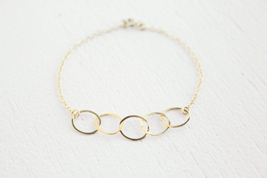 Large Link Bracelet 14k Gold Filled or Sterling Silver Starlet - Etsy