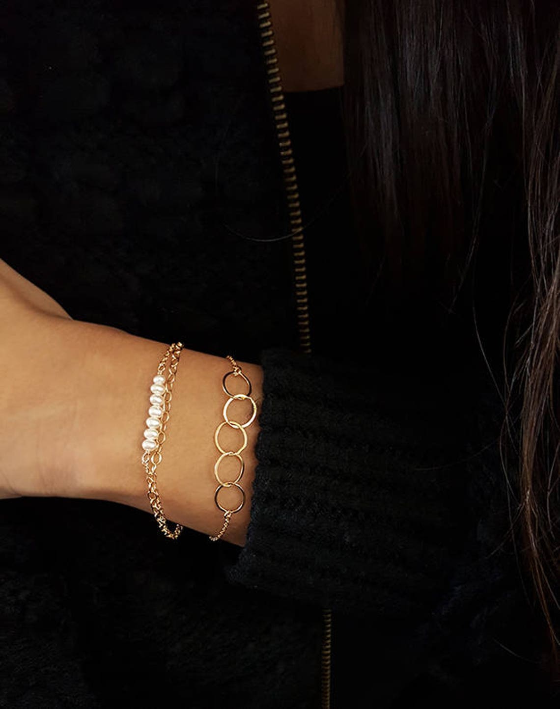 Large Link Bracelet 14k Gold Filled or Sterling Silver - Etsy