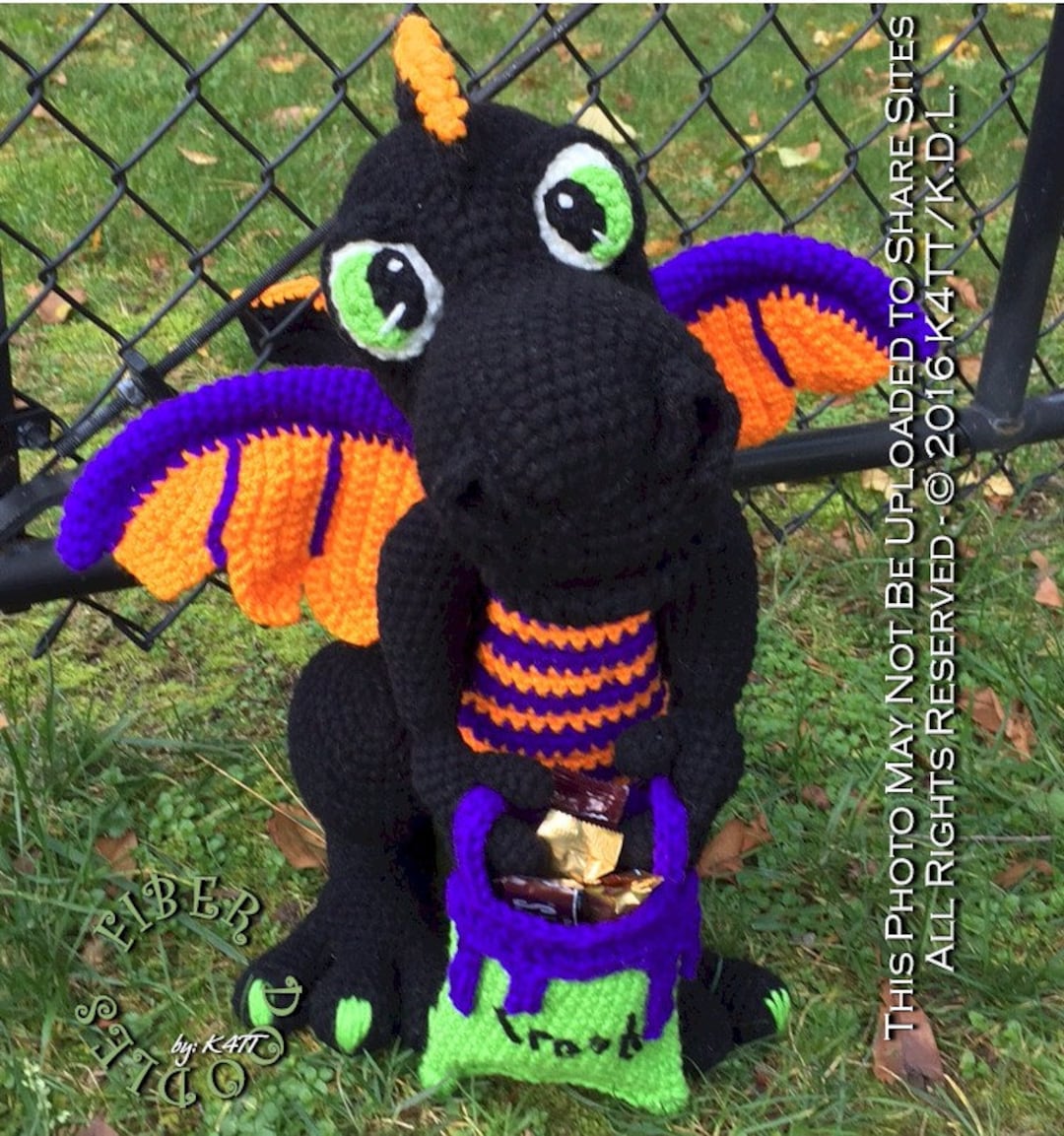 Houdini the Amigurumi Dragon - Etsy