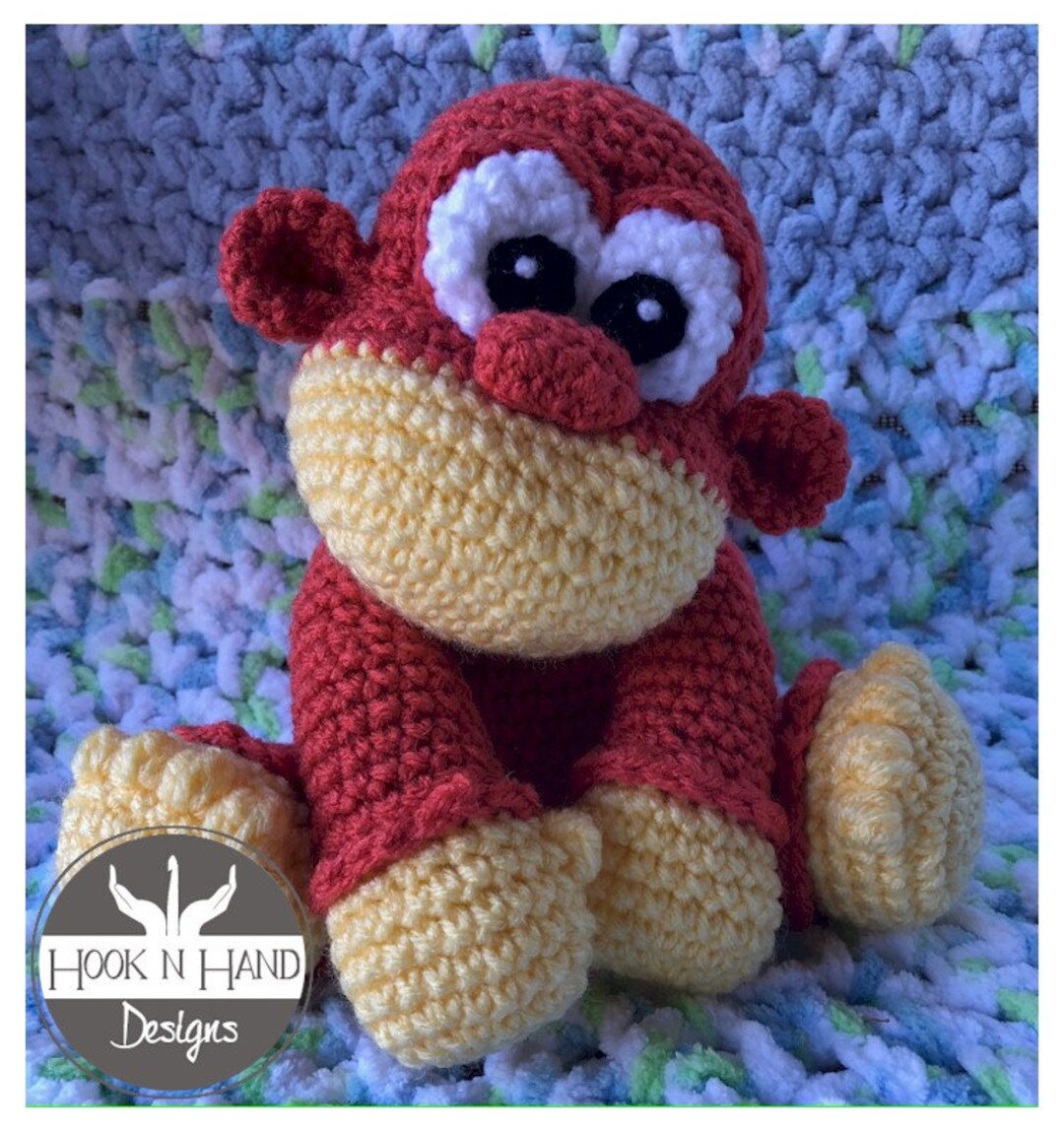 Moja the Amigurumi Monkey - Etsy