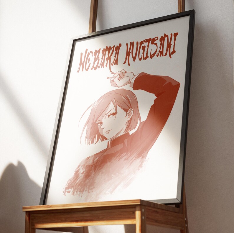 Nobara Kugisaki Poster | Jujutsu Kaisen | JJK Poster | Anime Poster ...