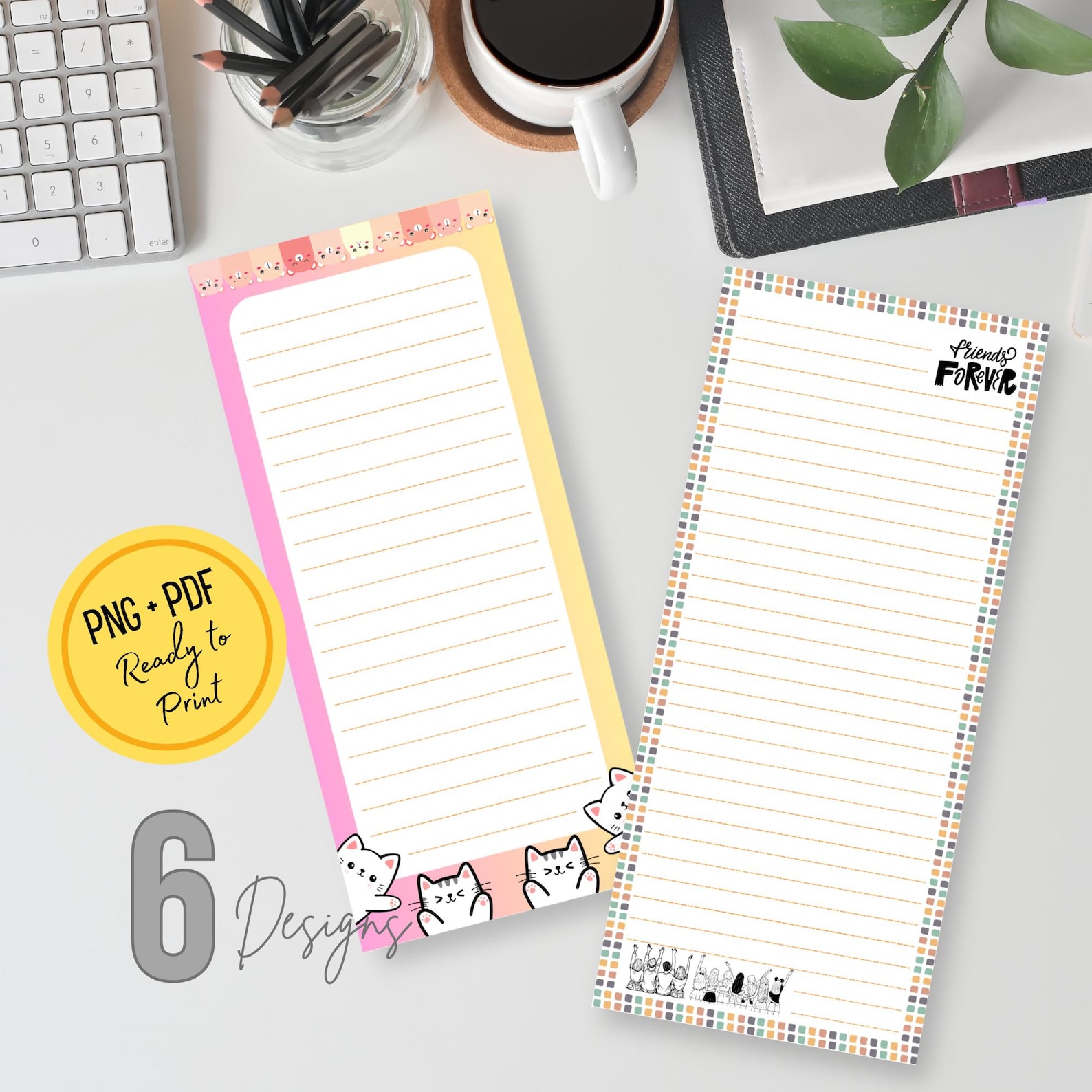 DIY Notepad Template Pack – Easy Download, Ready to Print, Instant ...