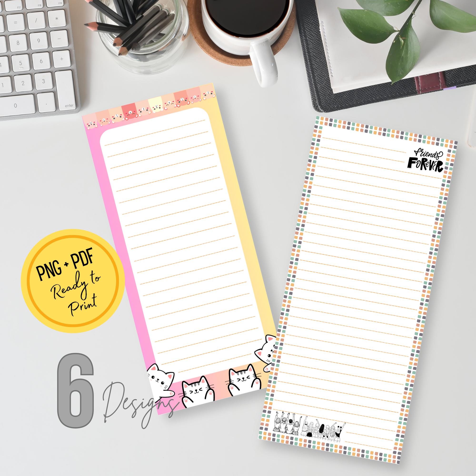 DIY Notepad Template Pack – Easy Download, Ready to Print, Instant ...