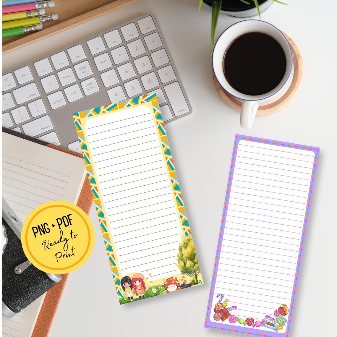 DIY Notepad Template Pack – Easy Download, Ready to Print, Instant ...