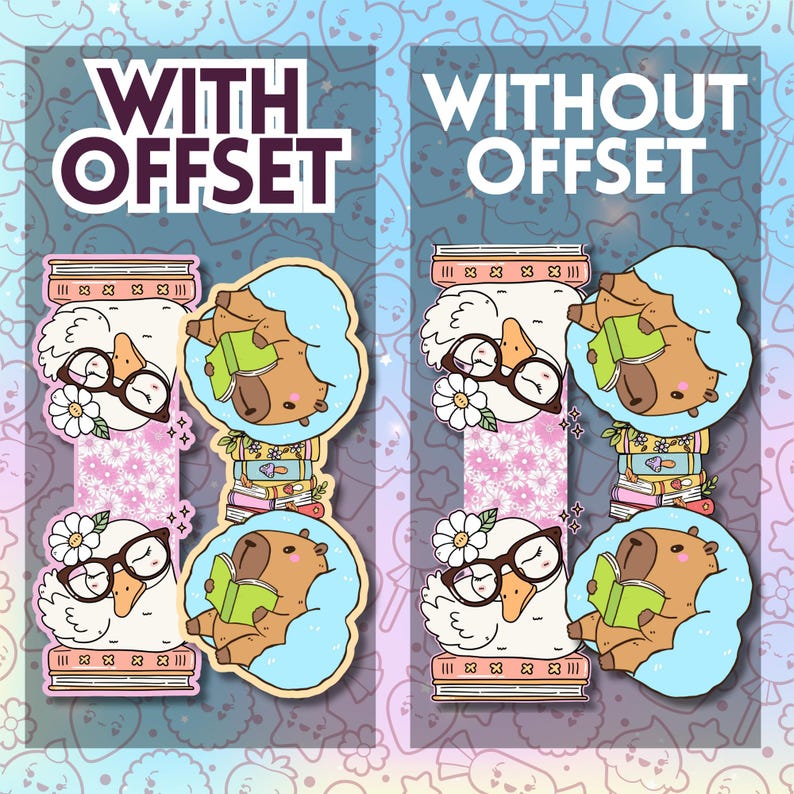 Kawaii Magnetic Bookmark Bundle – 16 Cute Designs | With & Without ...