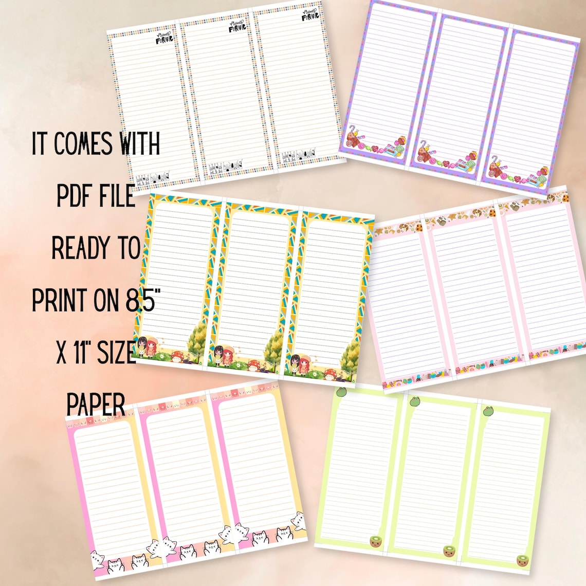 DIY Notepad Template Pack – Easy Download, Ready to Print, Instant ...
