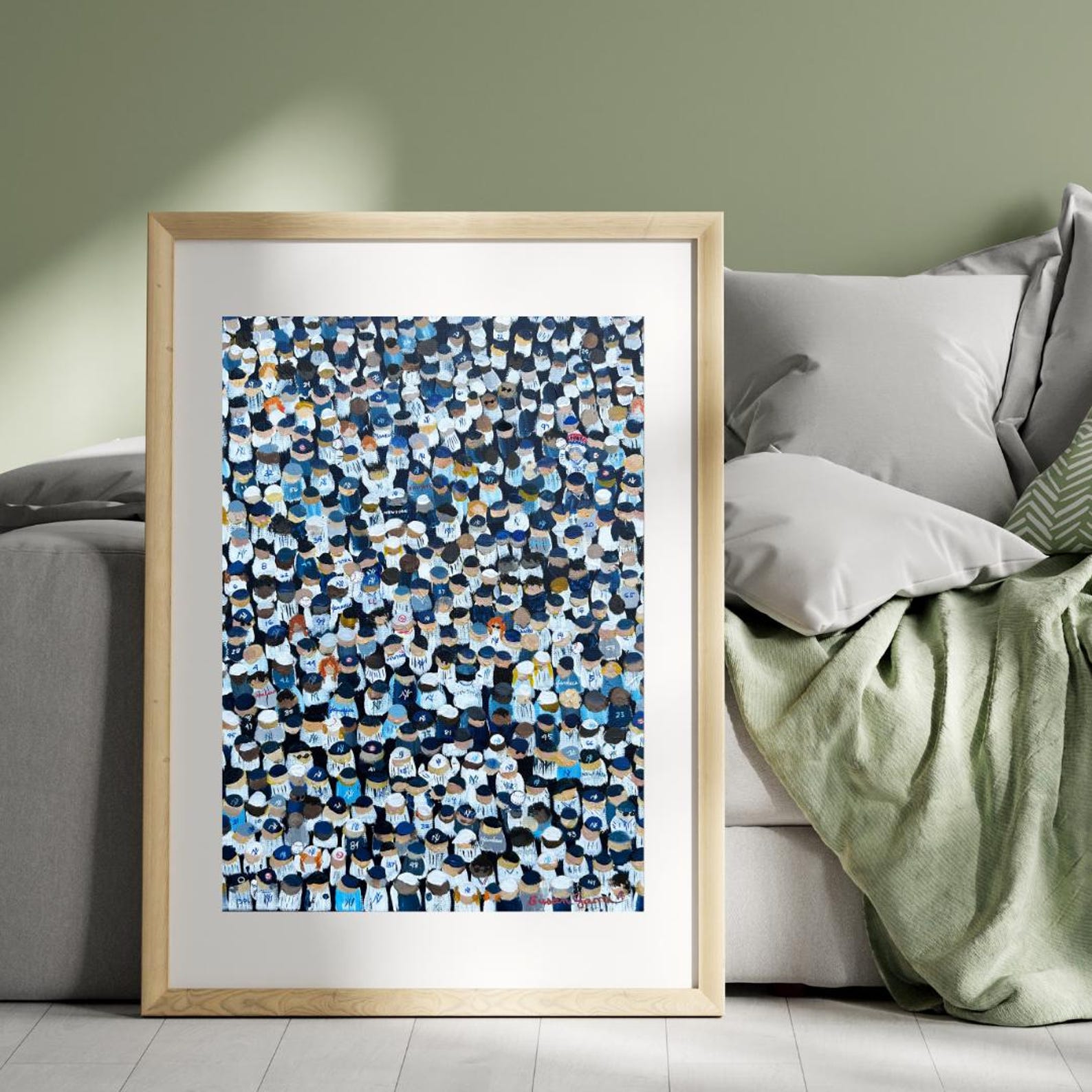 Yankee Stadium Print: Bronx Bombers Baseball Fan Cave Art - Etsy