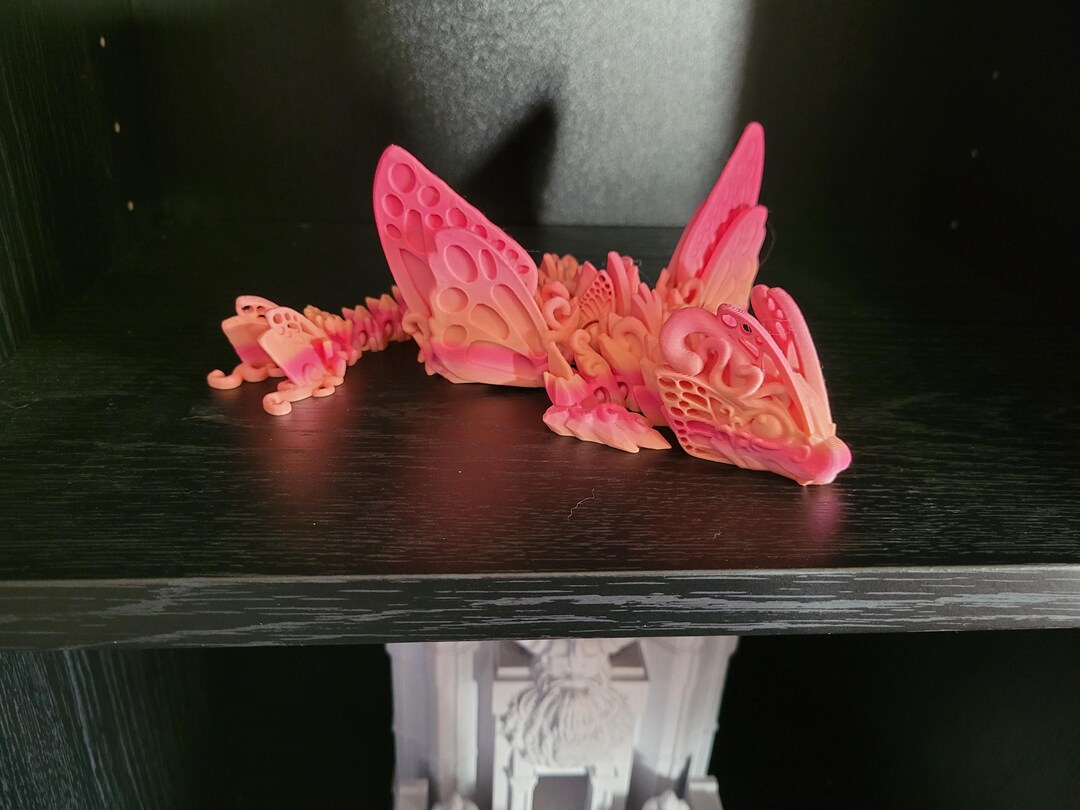 3D Printed Baby Butterfly Dragon - Etsy