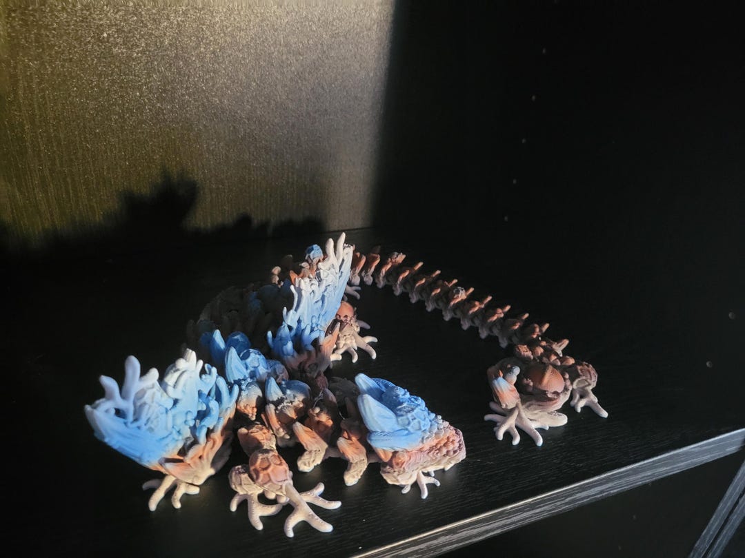 3D Printed Infested Dragon - Etsy